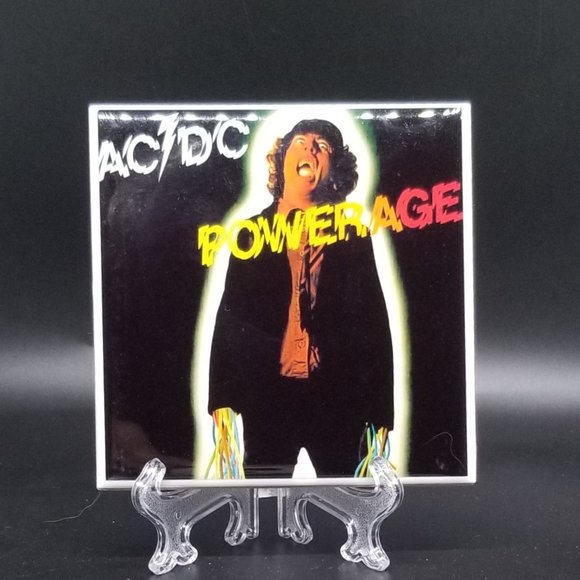 Dining | Custom Ceramic Coaster Acdc Stand Included | Poshmark